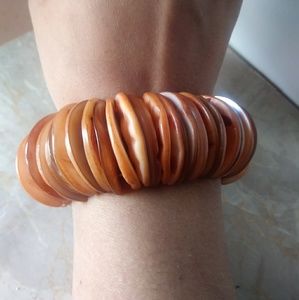 Jewelry | Shellac Wooden Bracelet | Poshmark